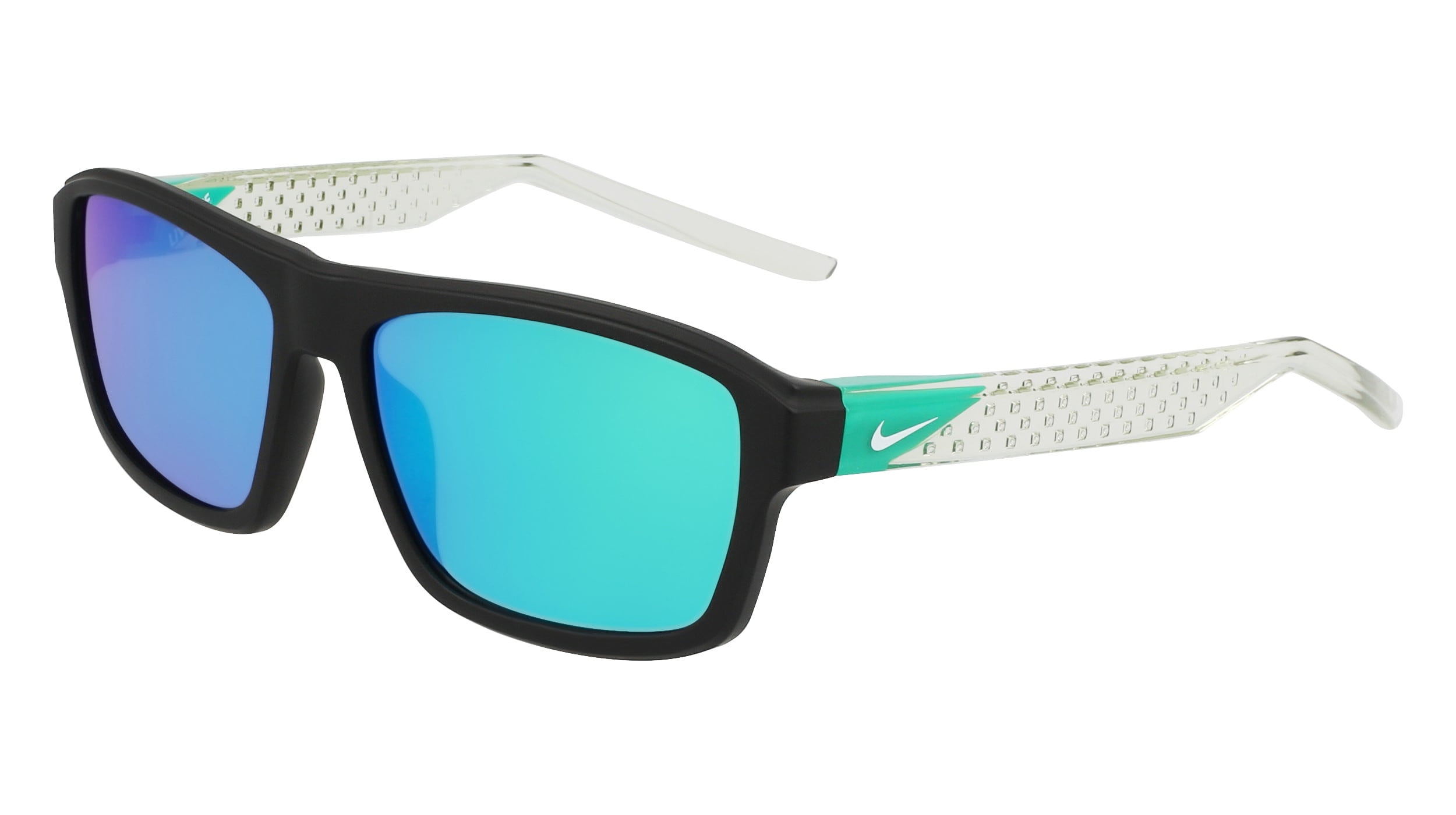 NIKE sunglasses NKEV24044 MALE 56/15/140 011 MATTE BLACK / CHROME ...