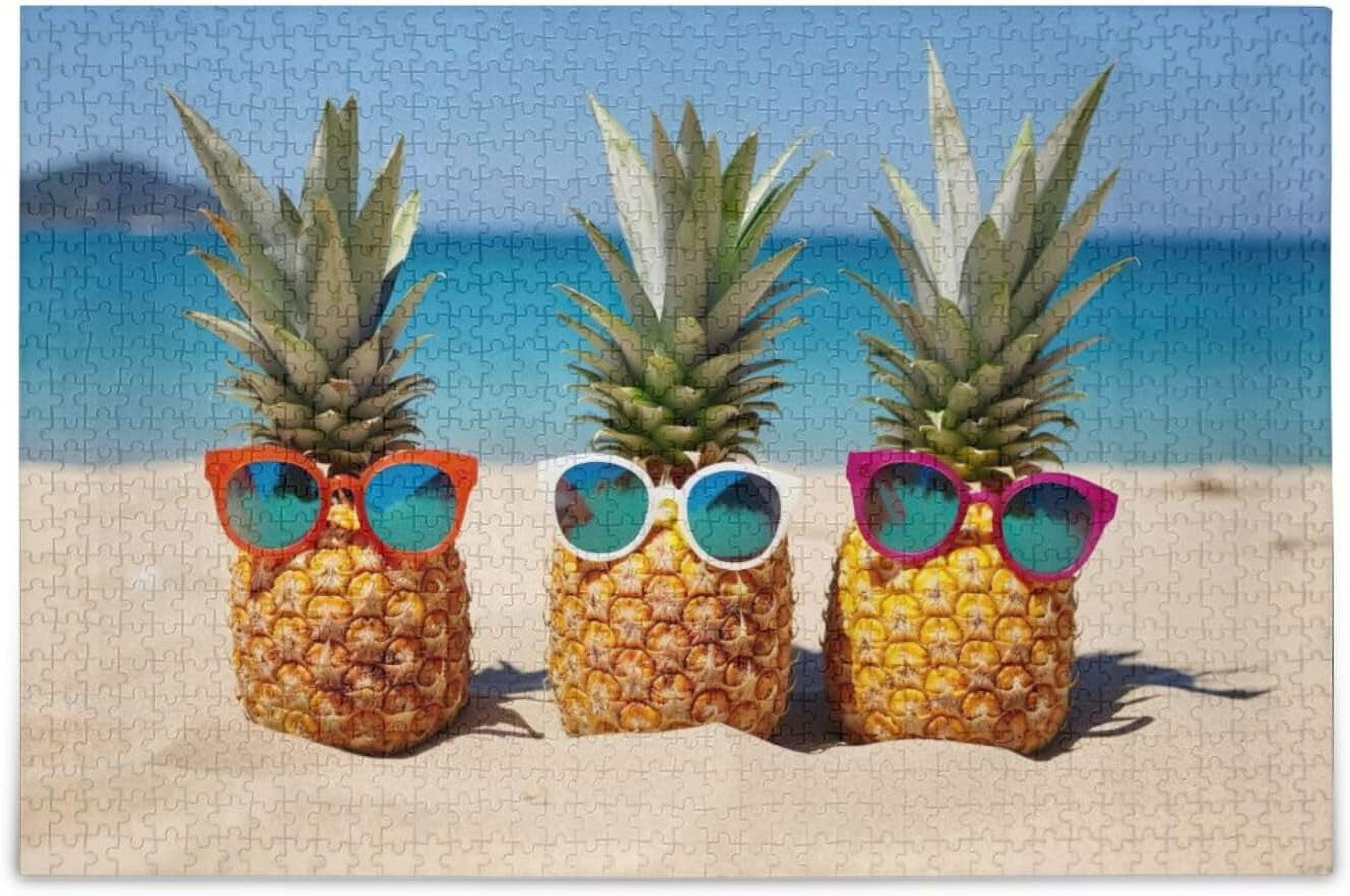 Sunglasses Pineapples Jigsaw Puzzles 500 PiecesPuzzles for Adults ...