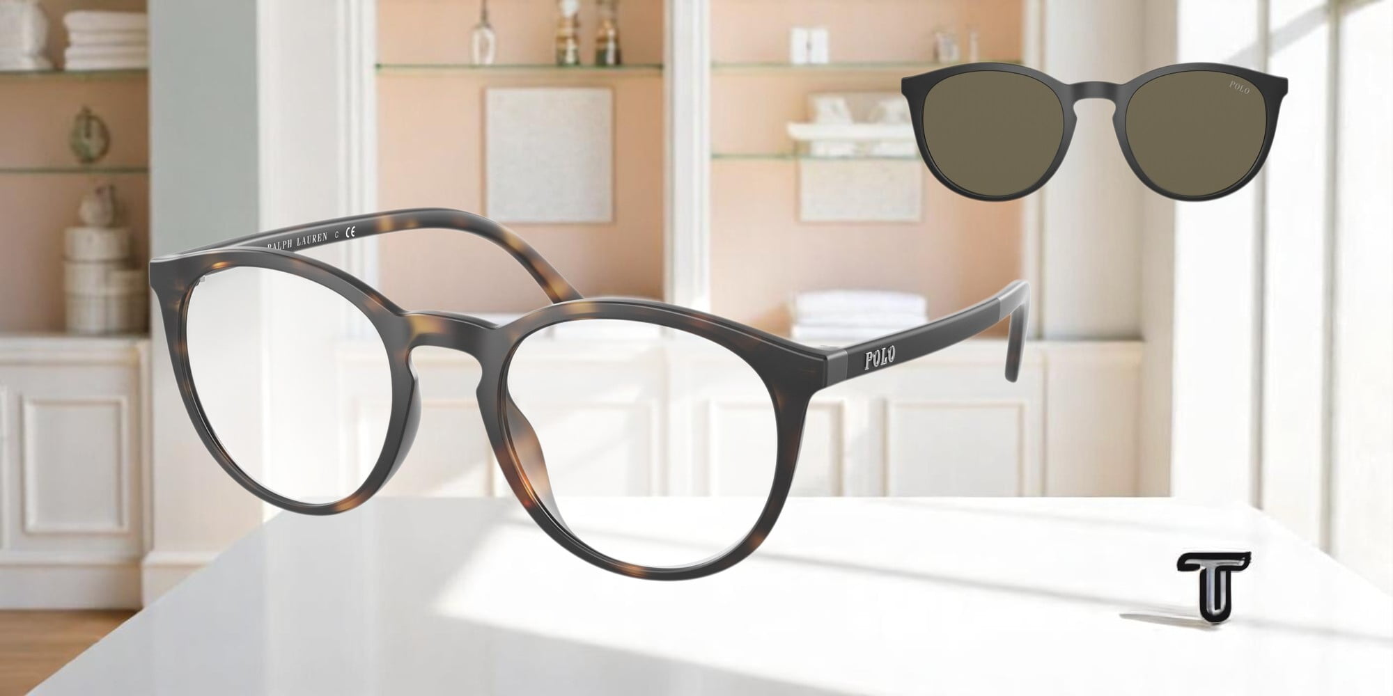 POLO PH4183U 5057 3 Matte Havana Clear 50 mm Men's Sunglasses - Walmart.com