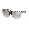 Authentic Prada Sunglasses SPR53R TWD1A0 Gunmetal Frames Silver Lens ...