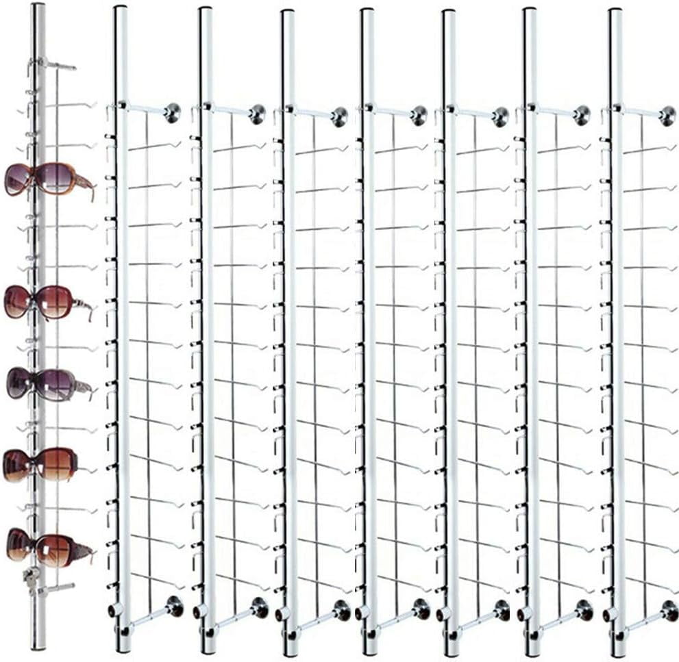 Sunglasses Rack Eyeglass Frame Stand 8pcs/set Lockable Sunglasses ...
