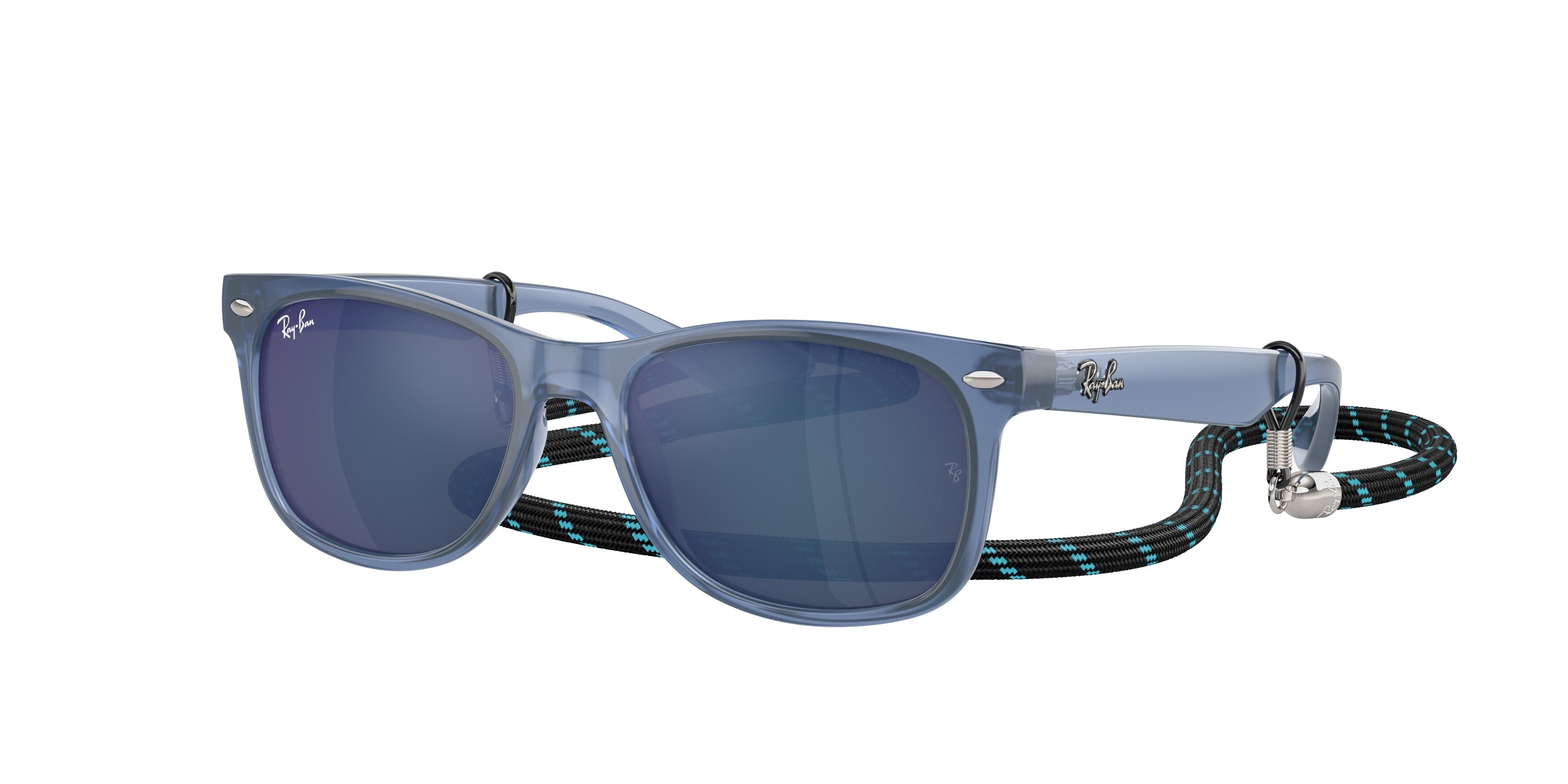 Sunglasses Ray-Ban Junior RJ 9052 S 714855 New Wayfarer Opal Blue ...