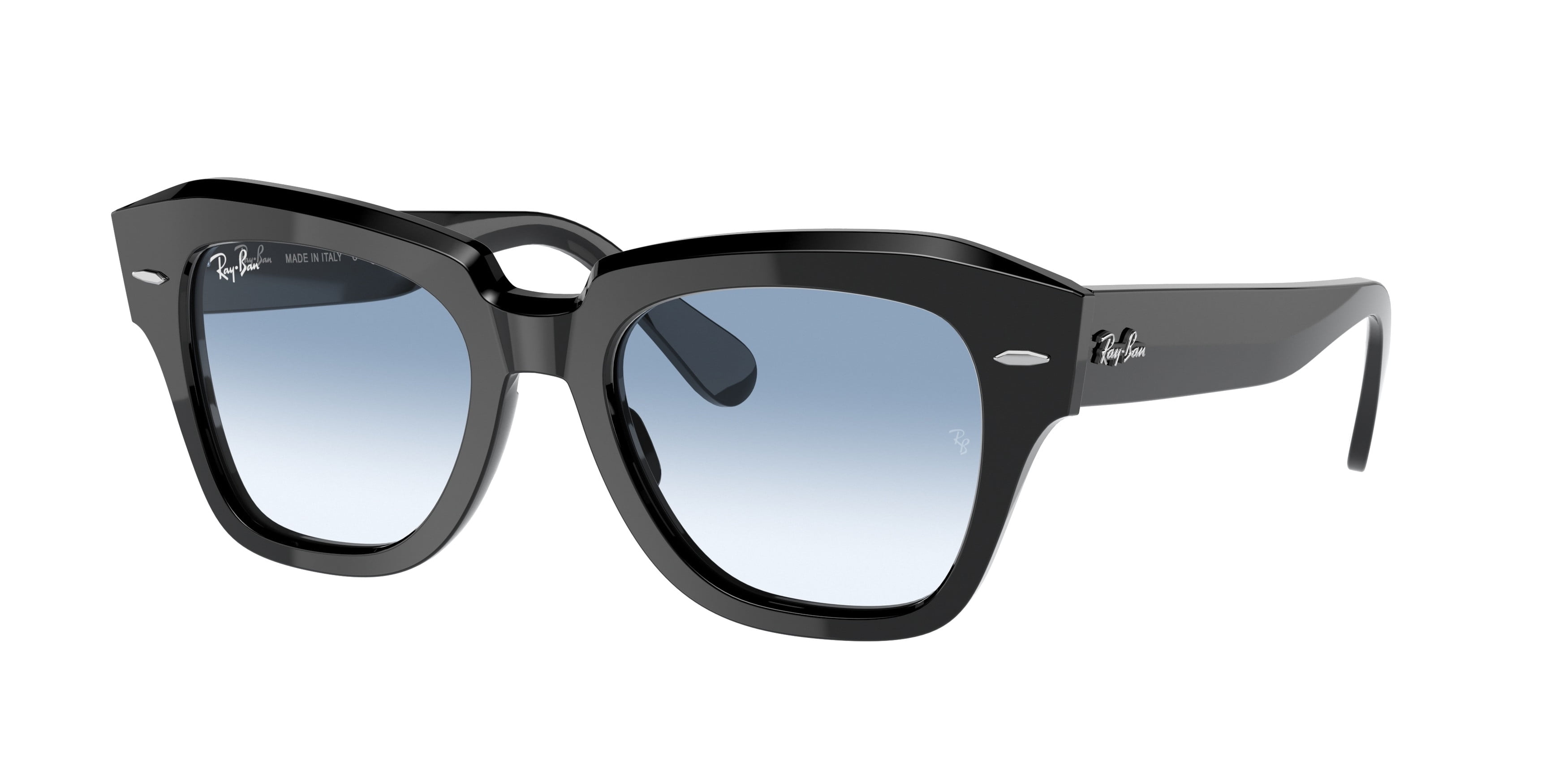 Sunglasses Ray-Ban RB 2186 901/3F State Street Black Clear Gradi ...