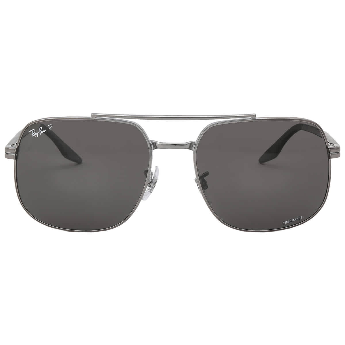 Ray-Ban RB 3699 004/K8 Square Sunglasses - Polarized Dark Grey ...
