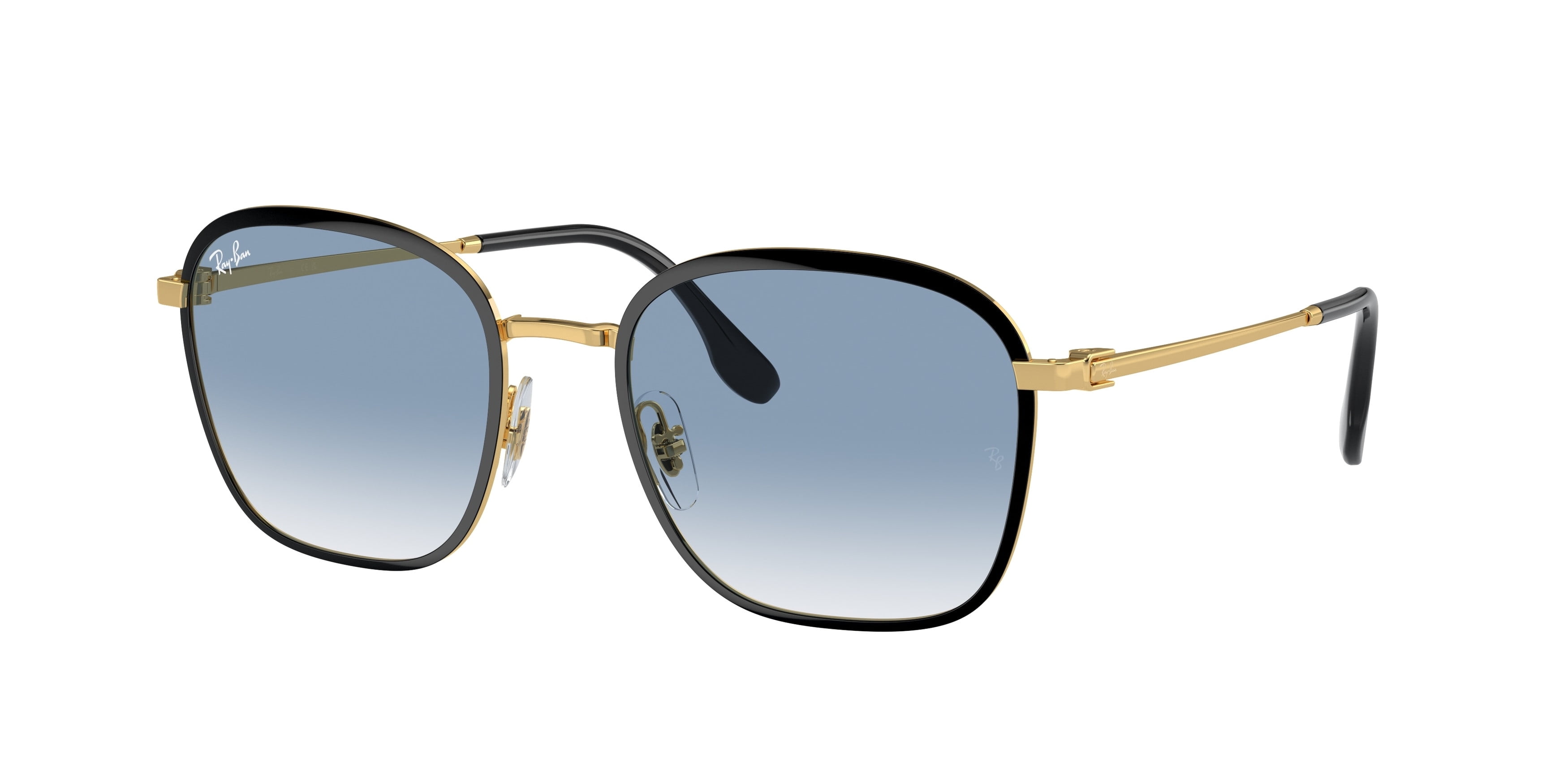 Sunglasses Ray-Ban RB 3720 90003F Black On Arista Clear Gradient ...