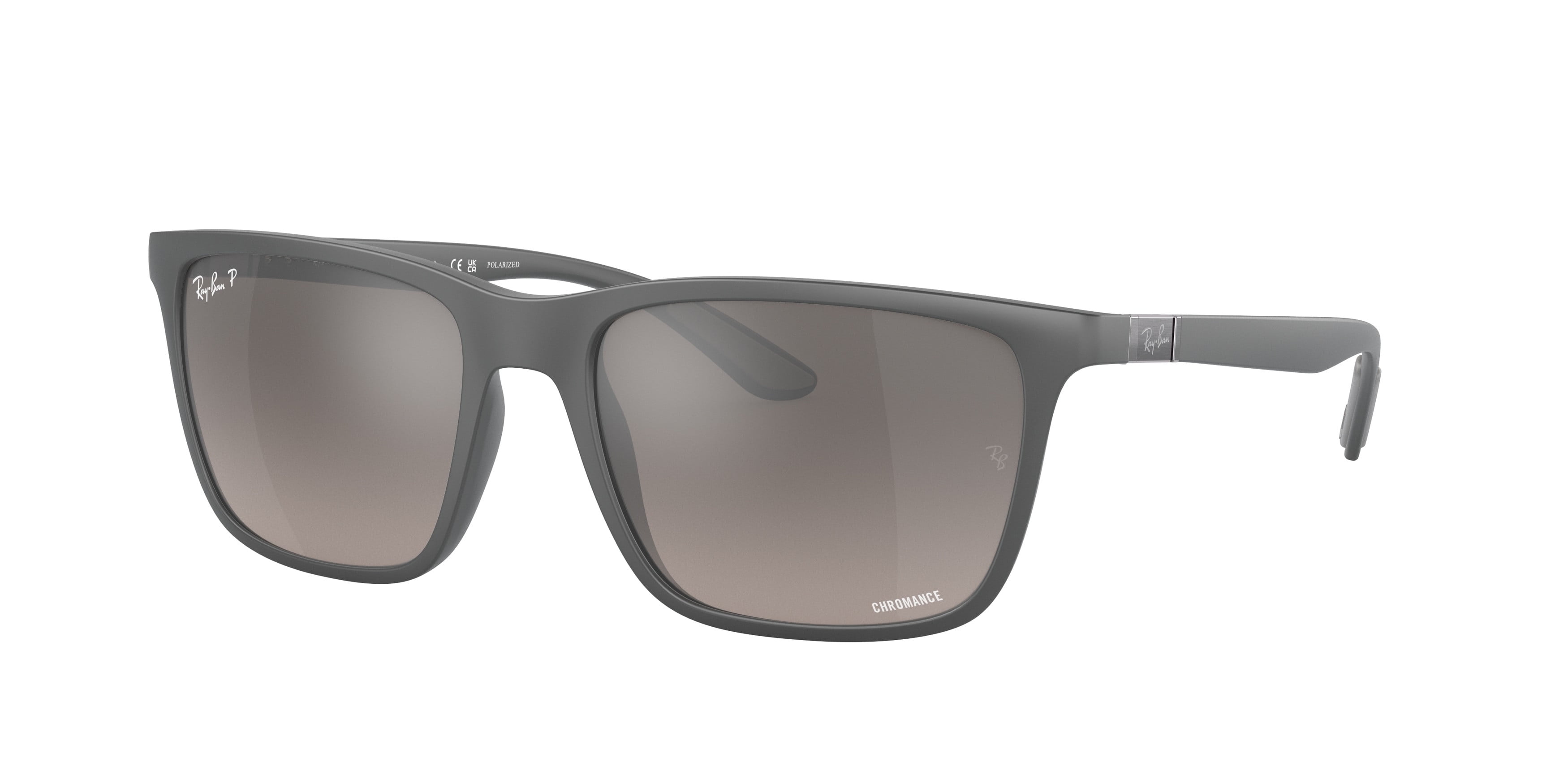 Sunglasses Ray-Ban RB 4385 60175J Matte Grey Mirror Polar - Walmart.com