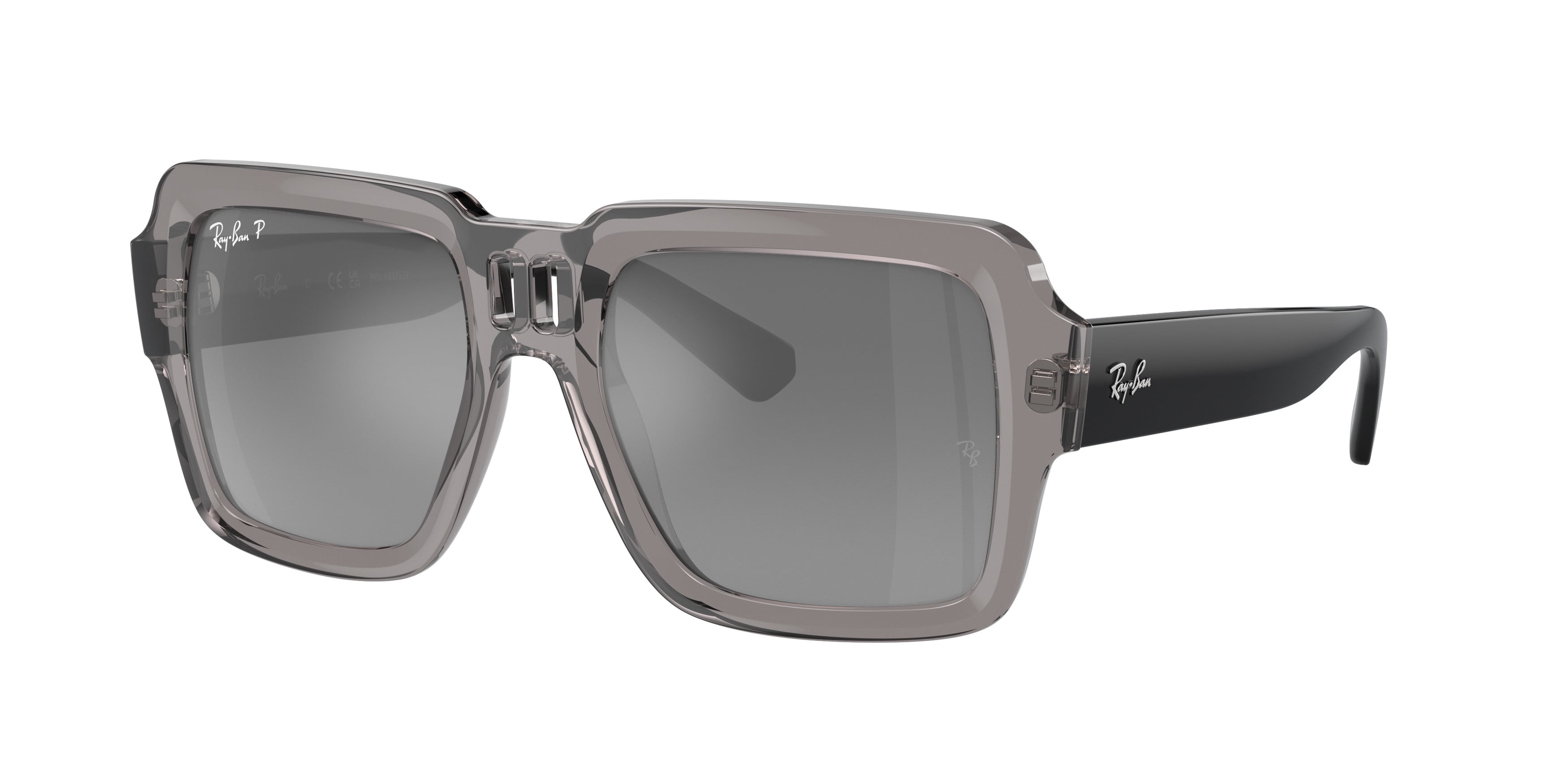 Sunglasses Ray-Ban RB 4408 672582 Magellan Transparent Grey - Walmart.com