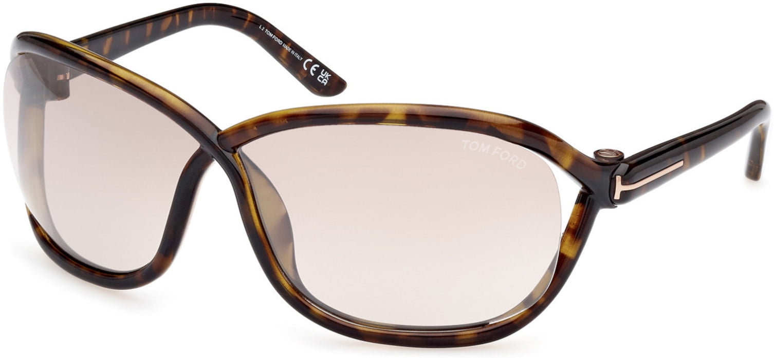 TOM FORD TF1069-52G-68 Sunglasses Size 68mm 115mm 07mm havana Women NEW ...