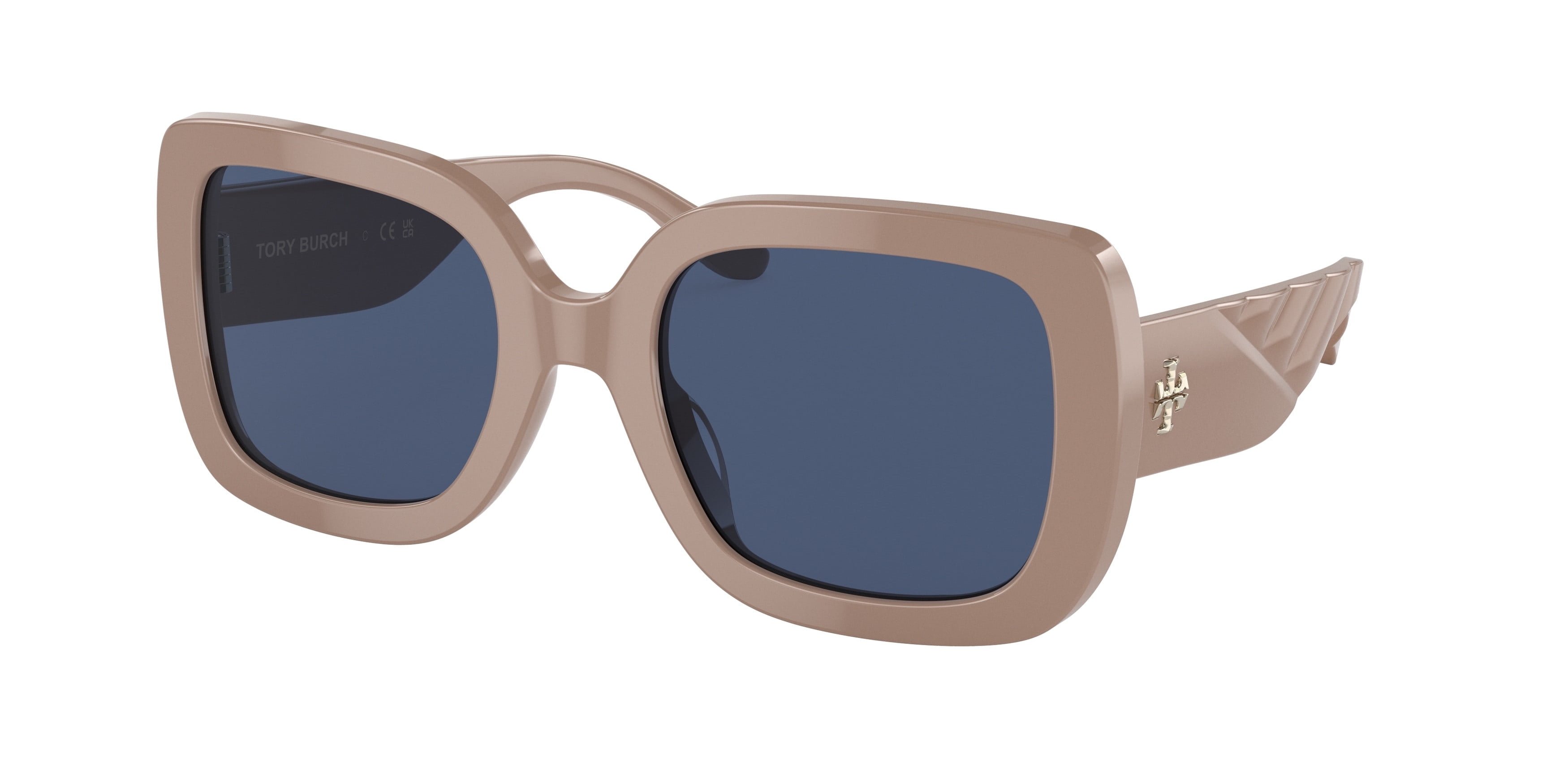 Sunglasses Tory Burch TY 7179 U 191580 Sand Solid Navy - Walmart.com
