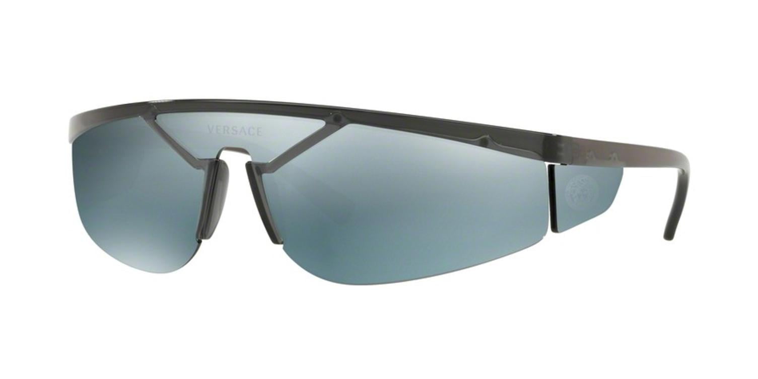 VERSACE VE4349 TRANSPARENT DARK GREY FRAME, SIZE 39 - Walmart.com