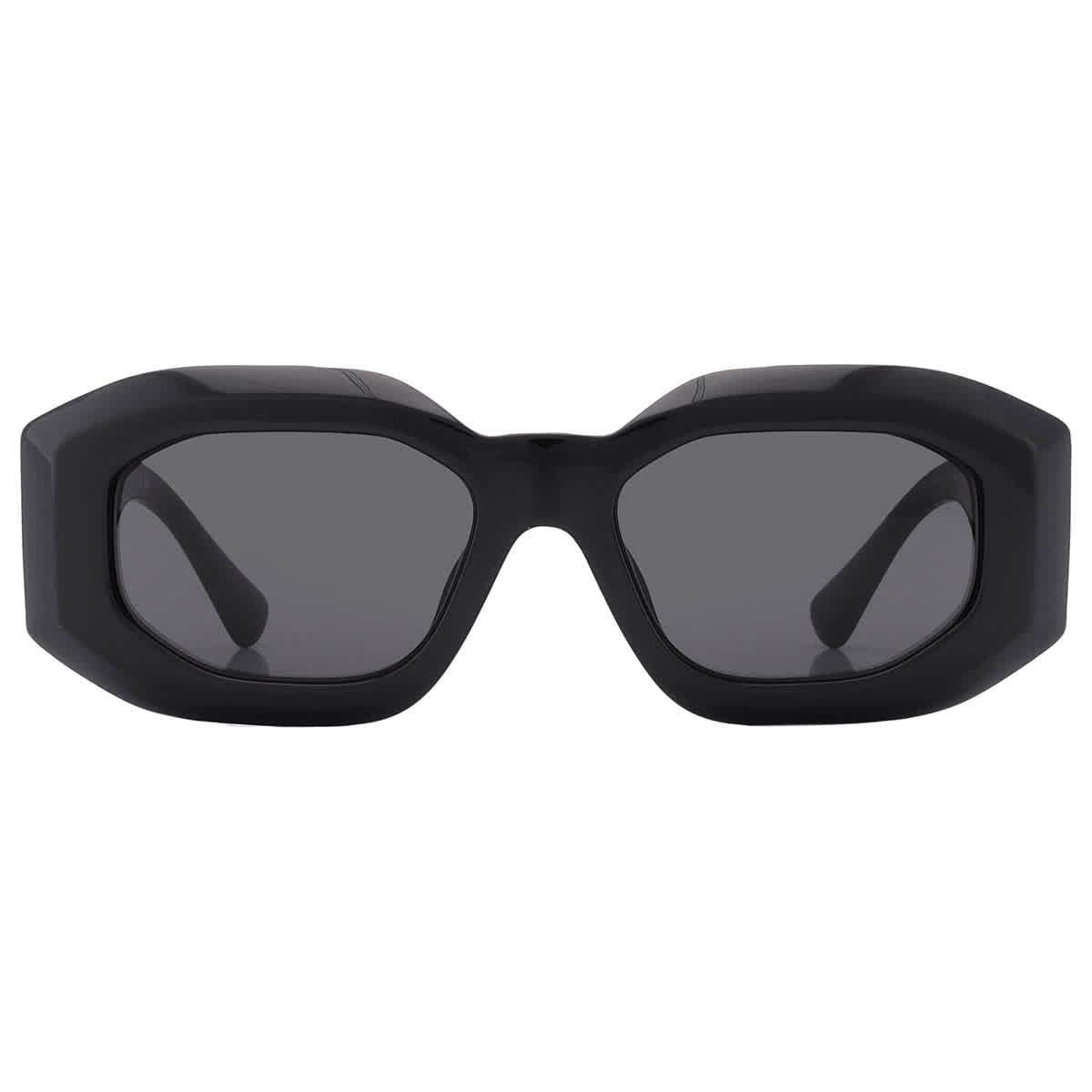 Versace Men's Sunglasses - Dark Grey, Irregular Shape, UV Protection ...