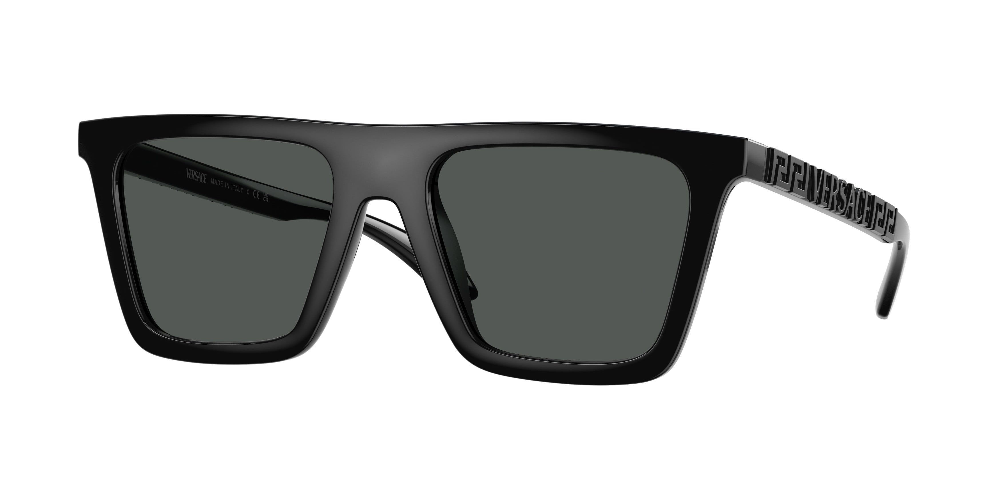 Sunglasses Versace VE 4468 U GB1/87 Black Dark Grey - Walmart.com