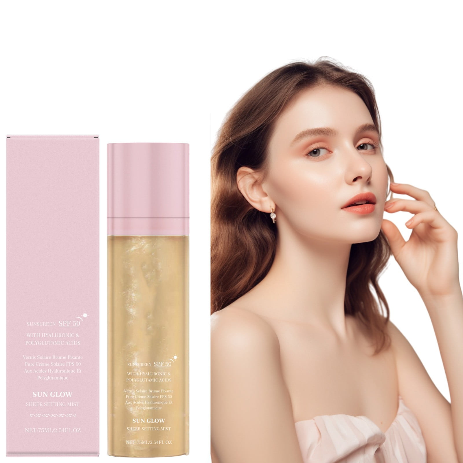 Sunglaze Sheer Setting Mist Sun screen SPF 50, Broad Spectrum ...