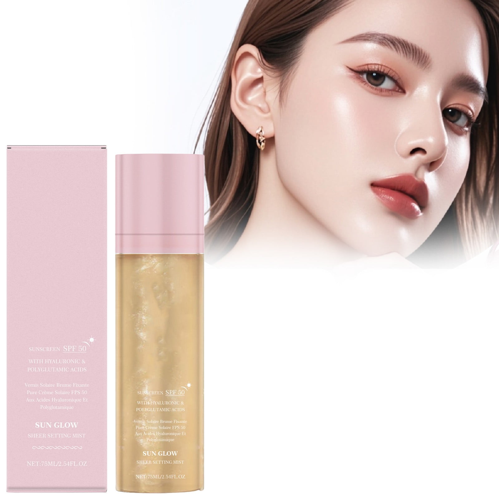 Sunglaze Sheer Setting Mist Sun screen SPF 50-Setting Spray – Broad ...