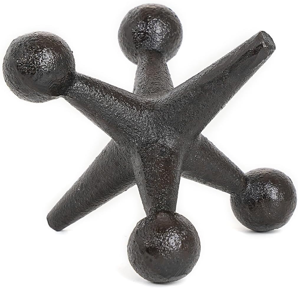 Sungmor Cast Iron Decorative Jack Statue, Home Office Accent Figurine ...