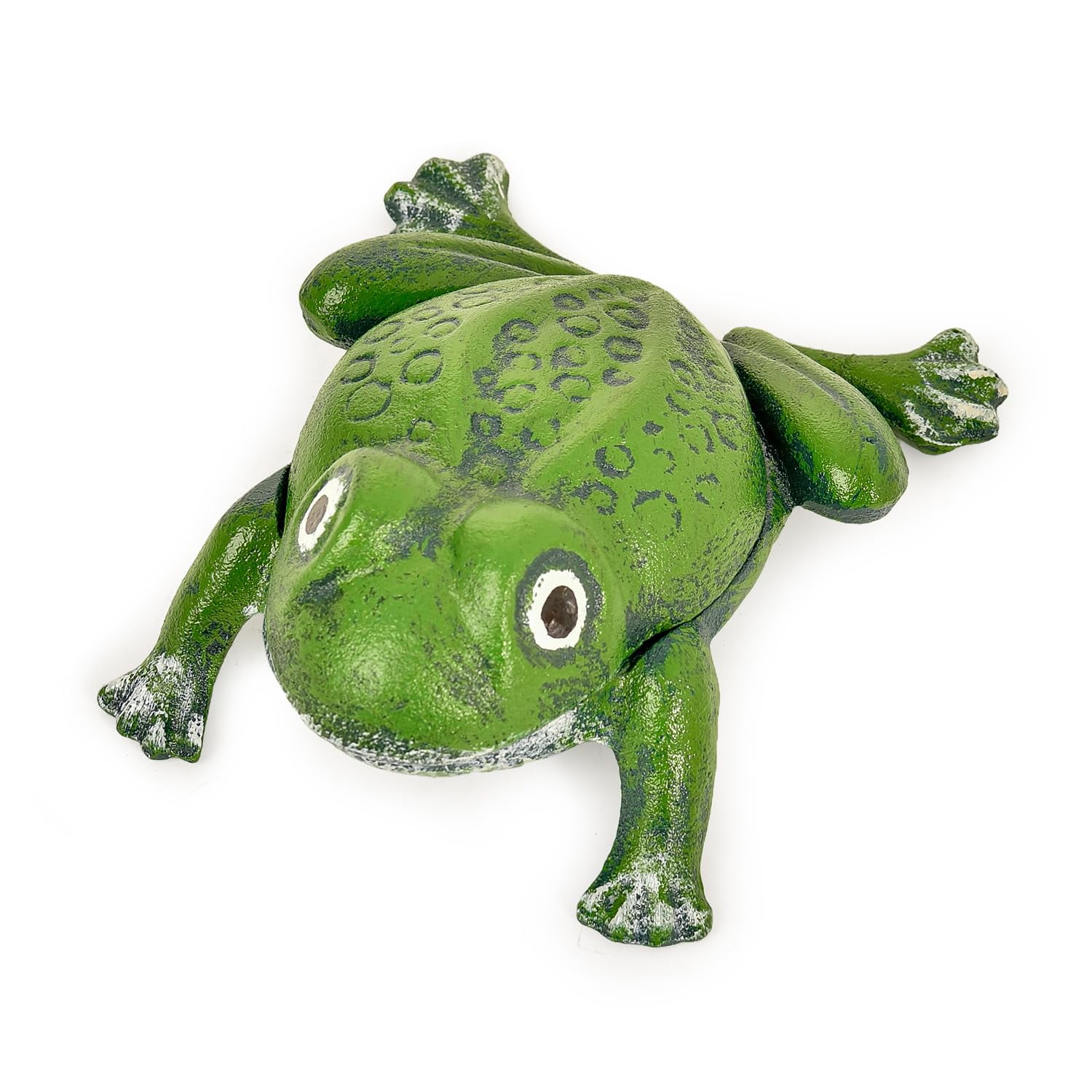 Sungmor Cast Iron Key Hider Outdoor Frog Statue, Hide Spare Key Holder ...