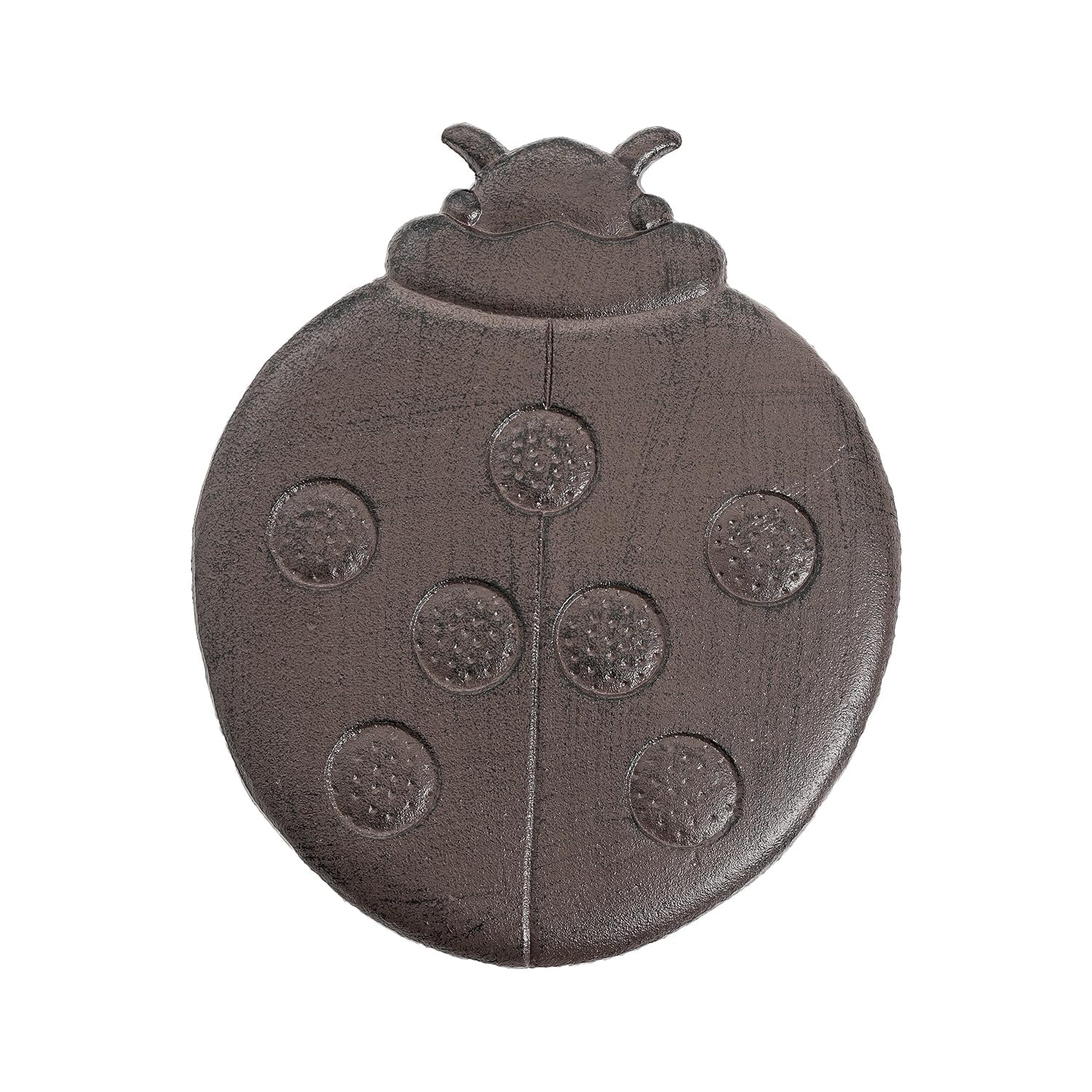 Sungmor Cast Iron Ladybug Stepping Stones, Sturdy Metal Stepping Mat ...