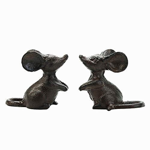 Sungmor Cast Iron Little Cute Mouse Ornament - Decorative & Lovely ...