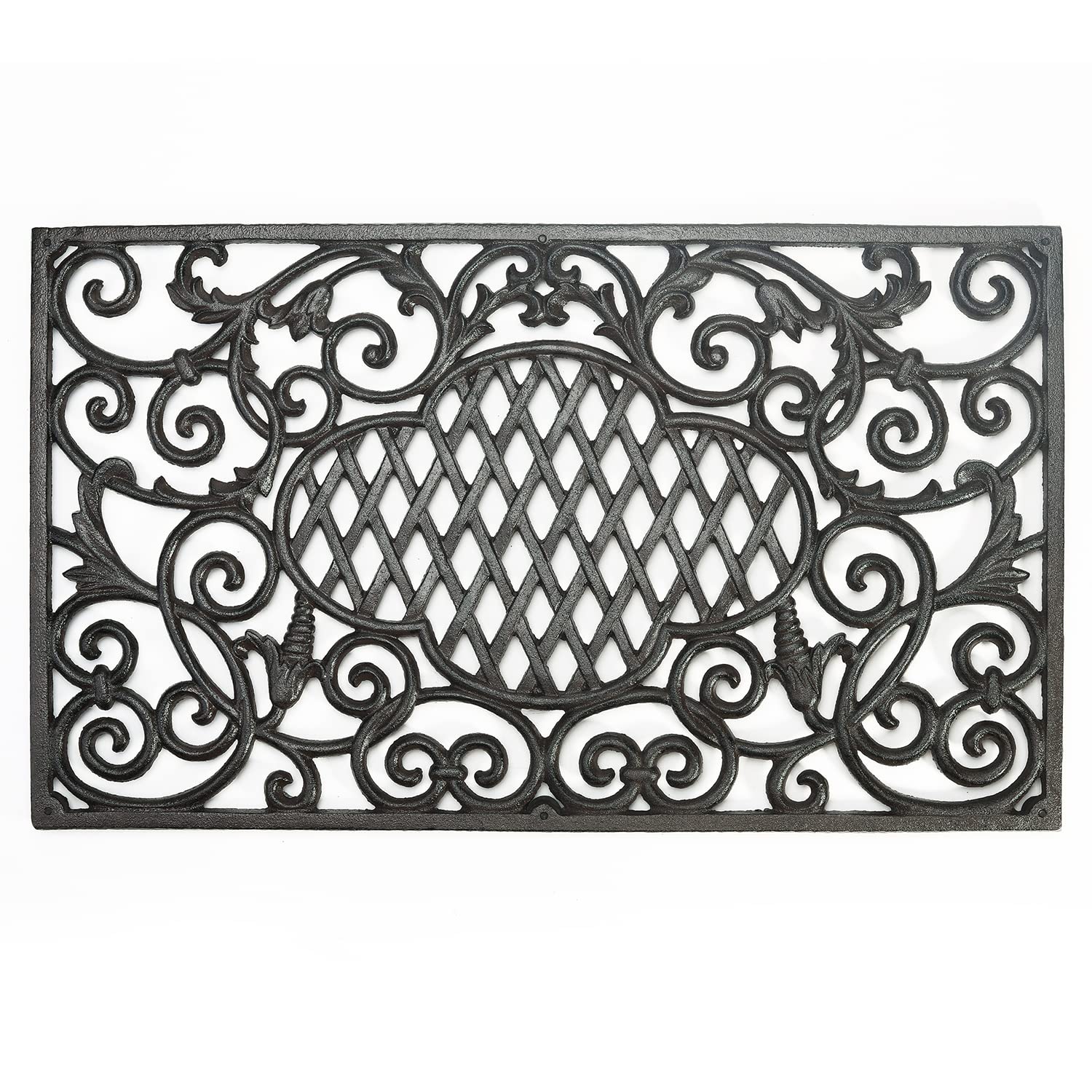 Sungmor Cast Iron Doormat - 61CM/24IN. Large Rectangle Front Door Mat ...