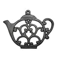Sungmor, Trivet, 7.9" x 6", Vintage Cast Iron Teapot Pattern - Walmart.com