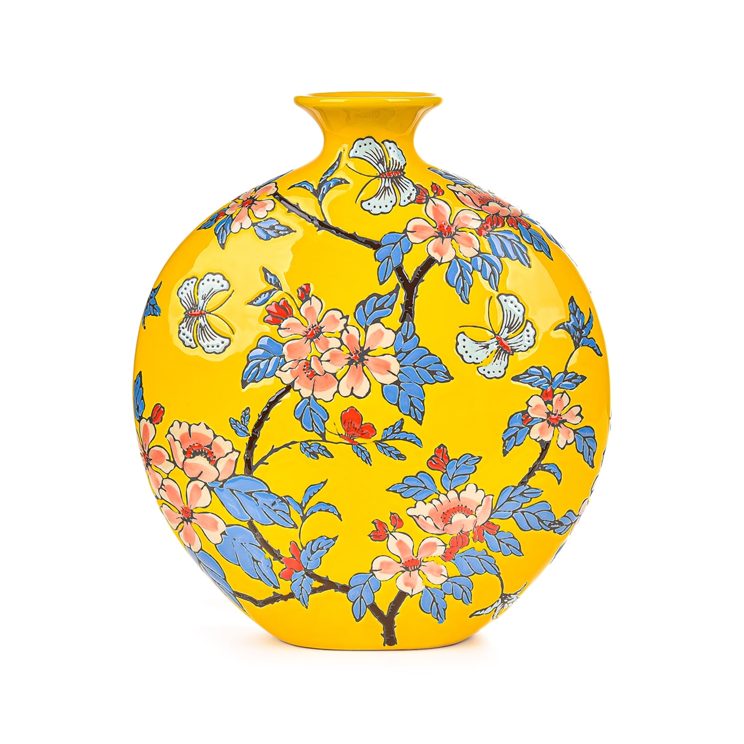 Sungmor High-Class Enamel Painted Porcelain Vase, Traditional Hand ...