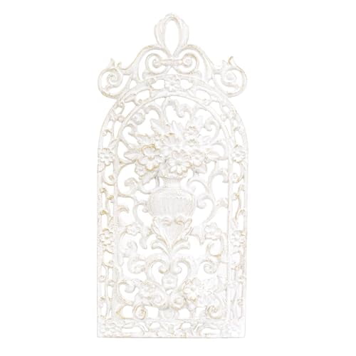 Sungmor Ornate Cast Iron Wall Decor, Victorian Style Carved Artwork ...