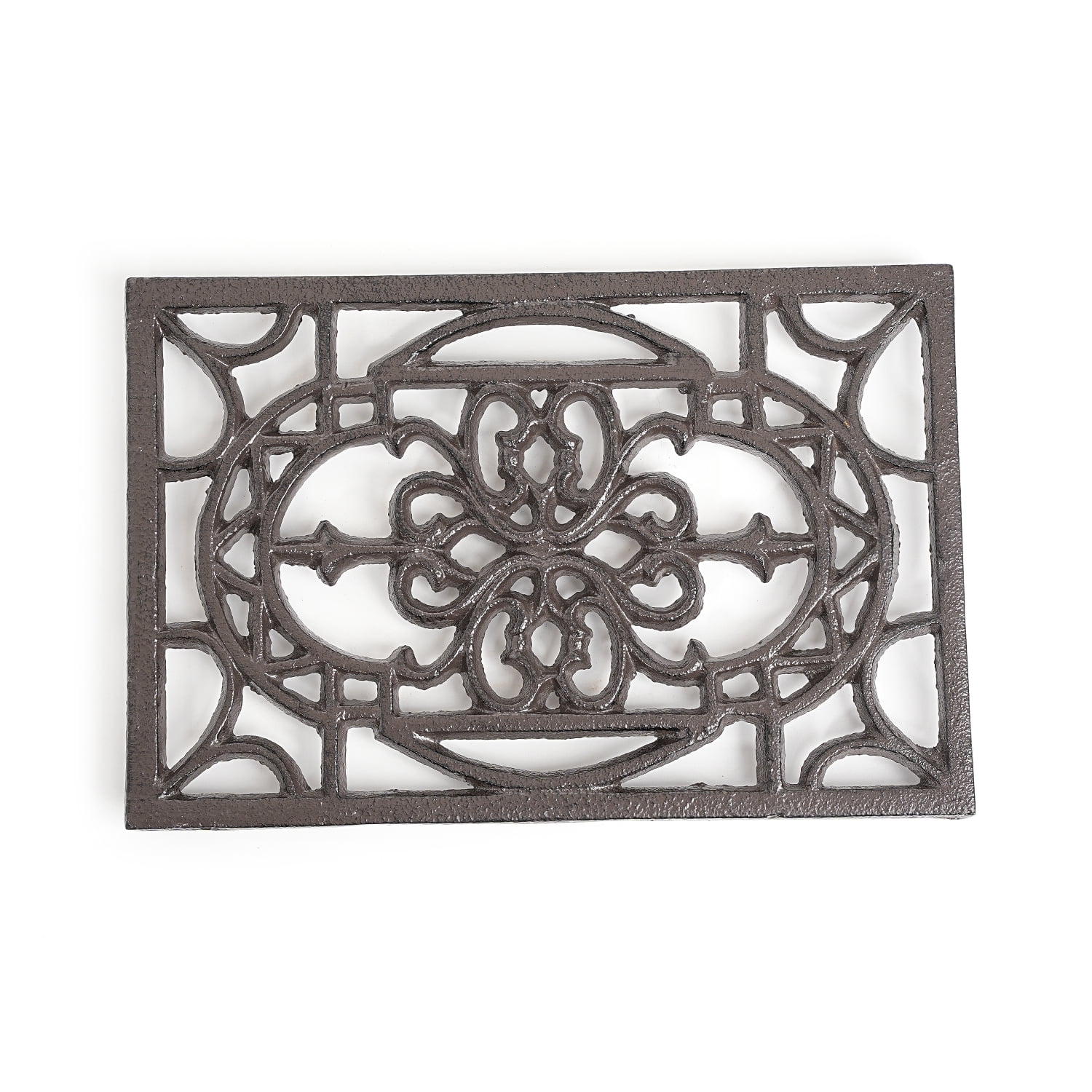 Sungmor Rectangle Cast Iron Trivets, Metal Trivet for Hot Pots and Pans ...