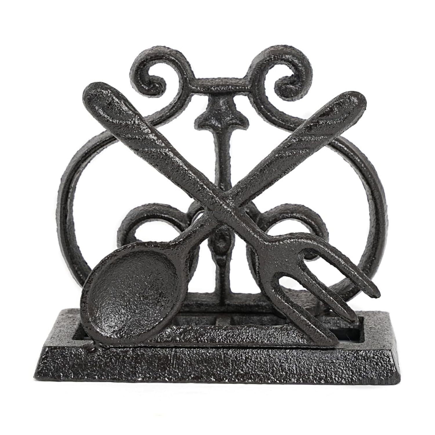 Sungmor Vintage Cast Iron Napkin Holder, Rustic Farmhouse Napkins ...