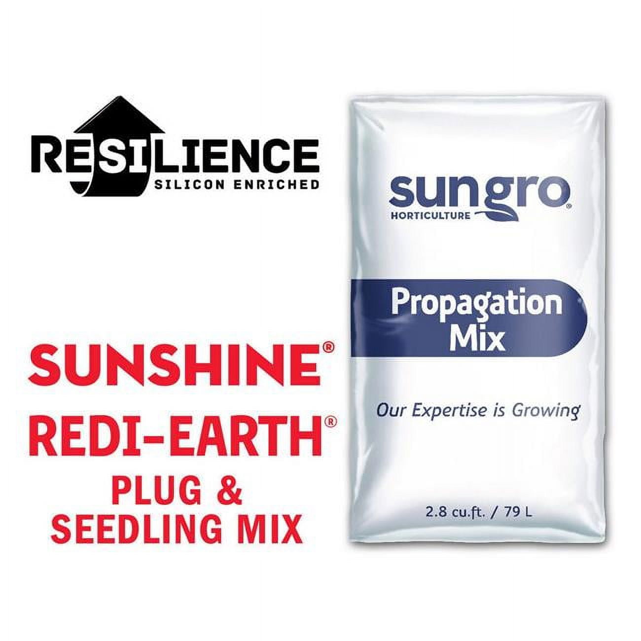 Sungro 504300 2.8 cu. ft. SS Redi-Earth RSI Propagation Mix - Walmart.com
