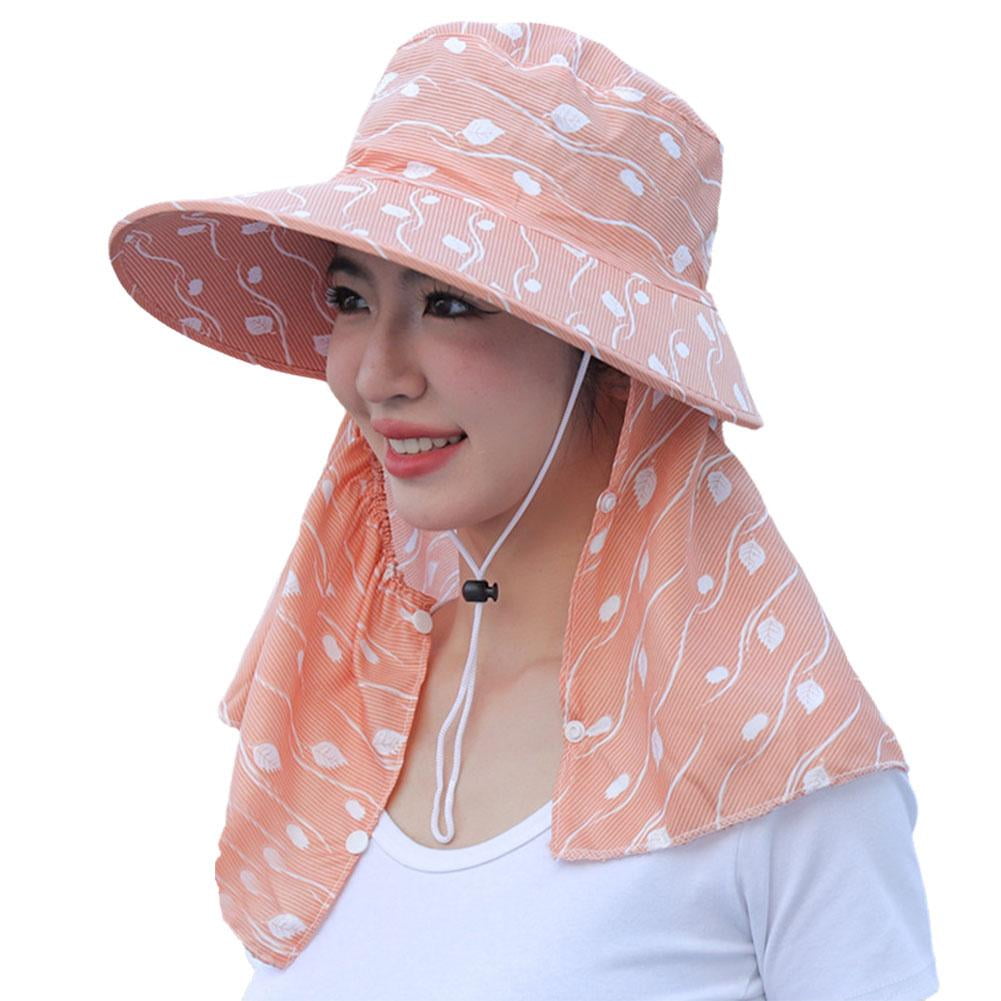 Sunhat UV Sun Protection Hat Garden Removable Neck Flap Cap Face New ...
