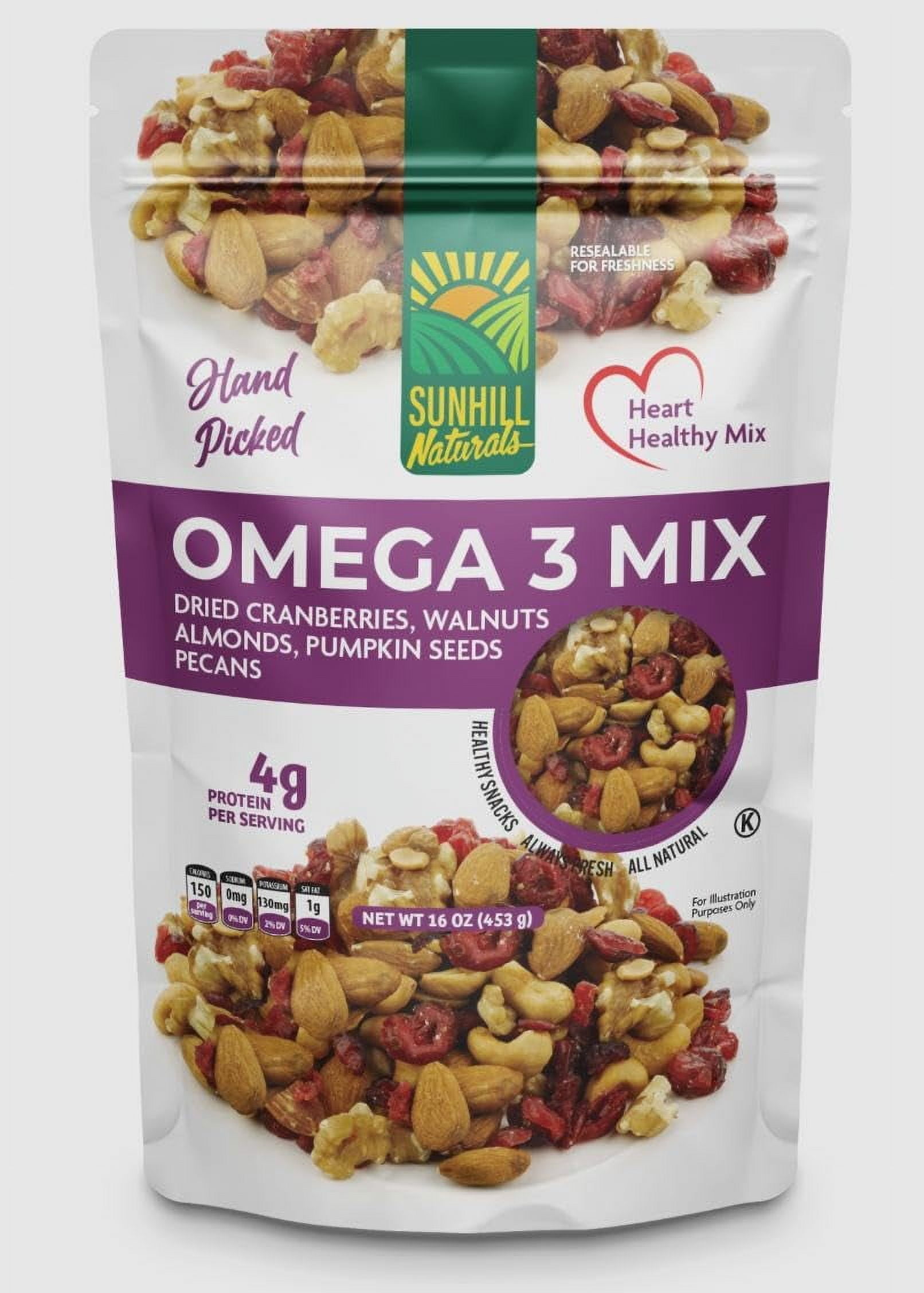 Sunhill Naturals Omega-3 Deluxe XEF1 Mix | Heart-Healthy Omega 3 Trail ...