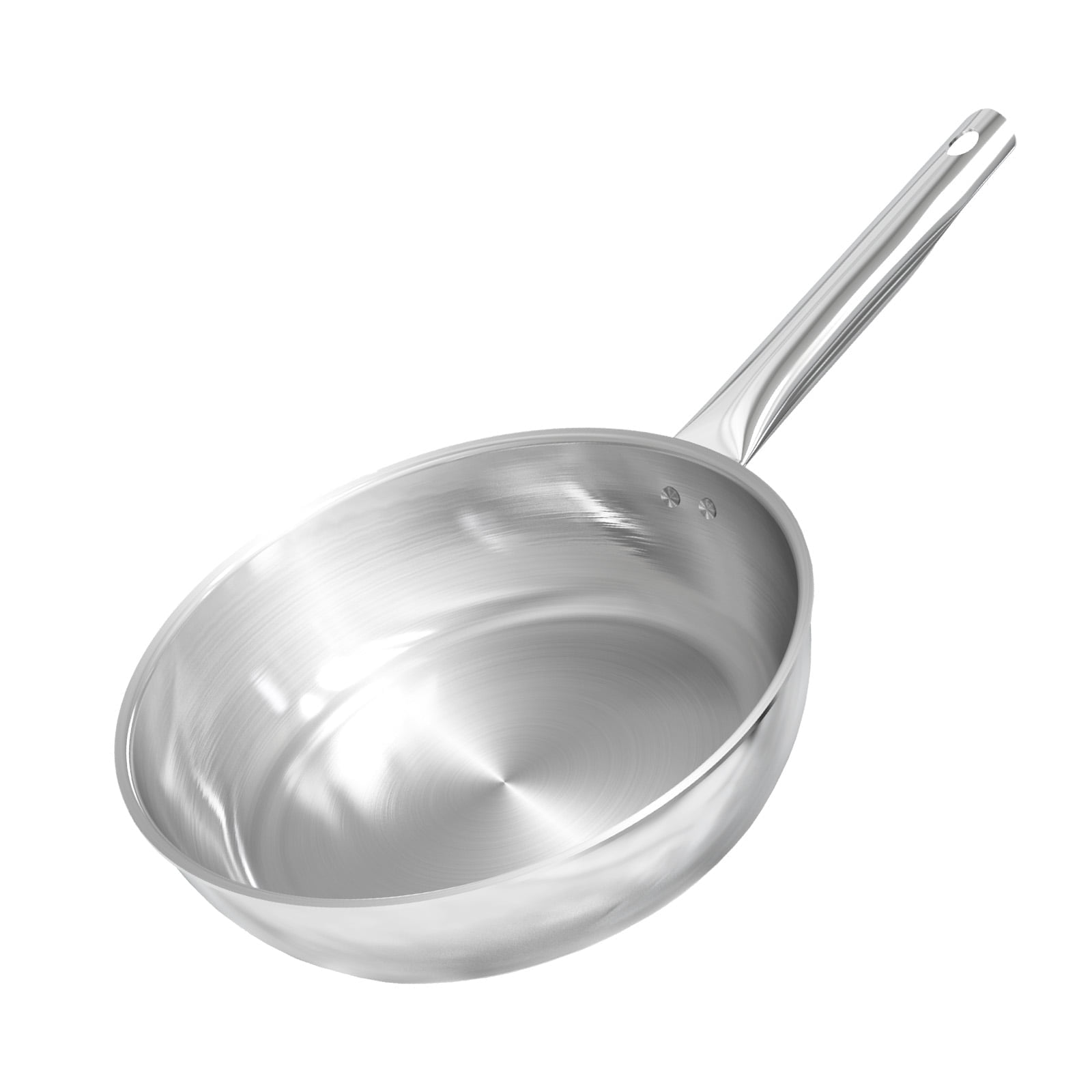 Sunhouse 9 Inch Stainless Steel Frying Pan, 18/10 Whole-Clad No ...
