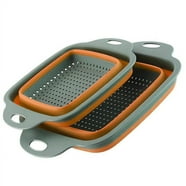 Homeries Kitchen Collapsible Colander (Set of 4) – One 6-Quart, Two 4 ...