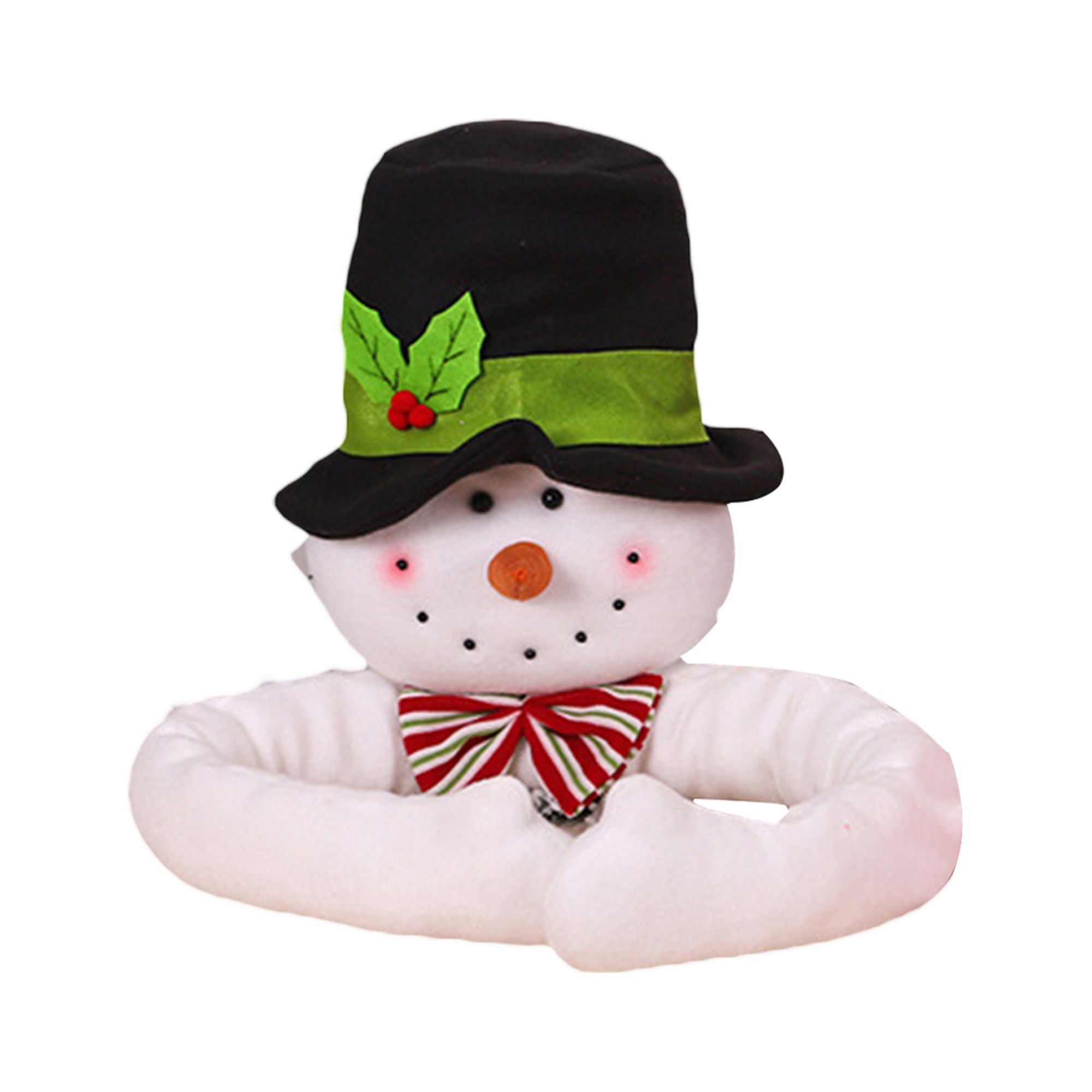 Sunisery Christmas Tree Topper Classic Santa Snowman Tree Hugger with ...