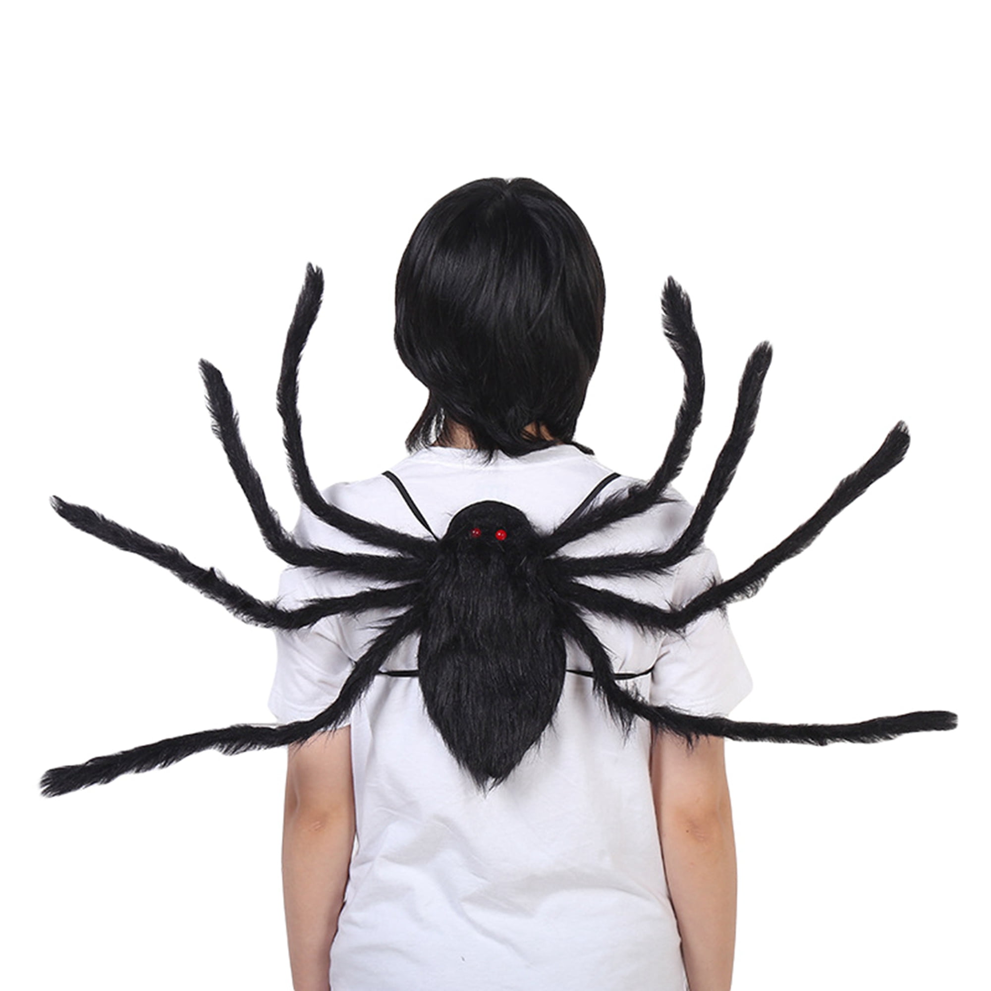 Sunisery Halloween Spider Backpack for Men Women, Black Spider Costume ...