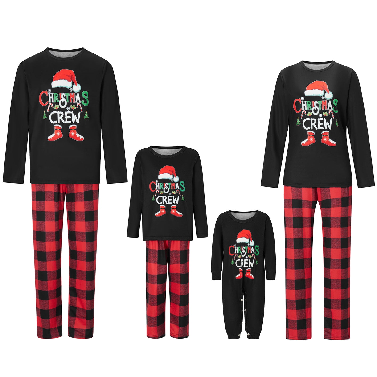 Sunisery Matching Christmas Pajamas for Family, Funny Holiday Cute Let ...