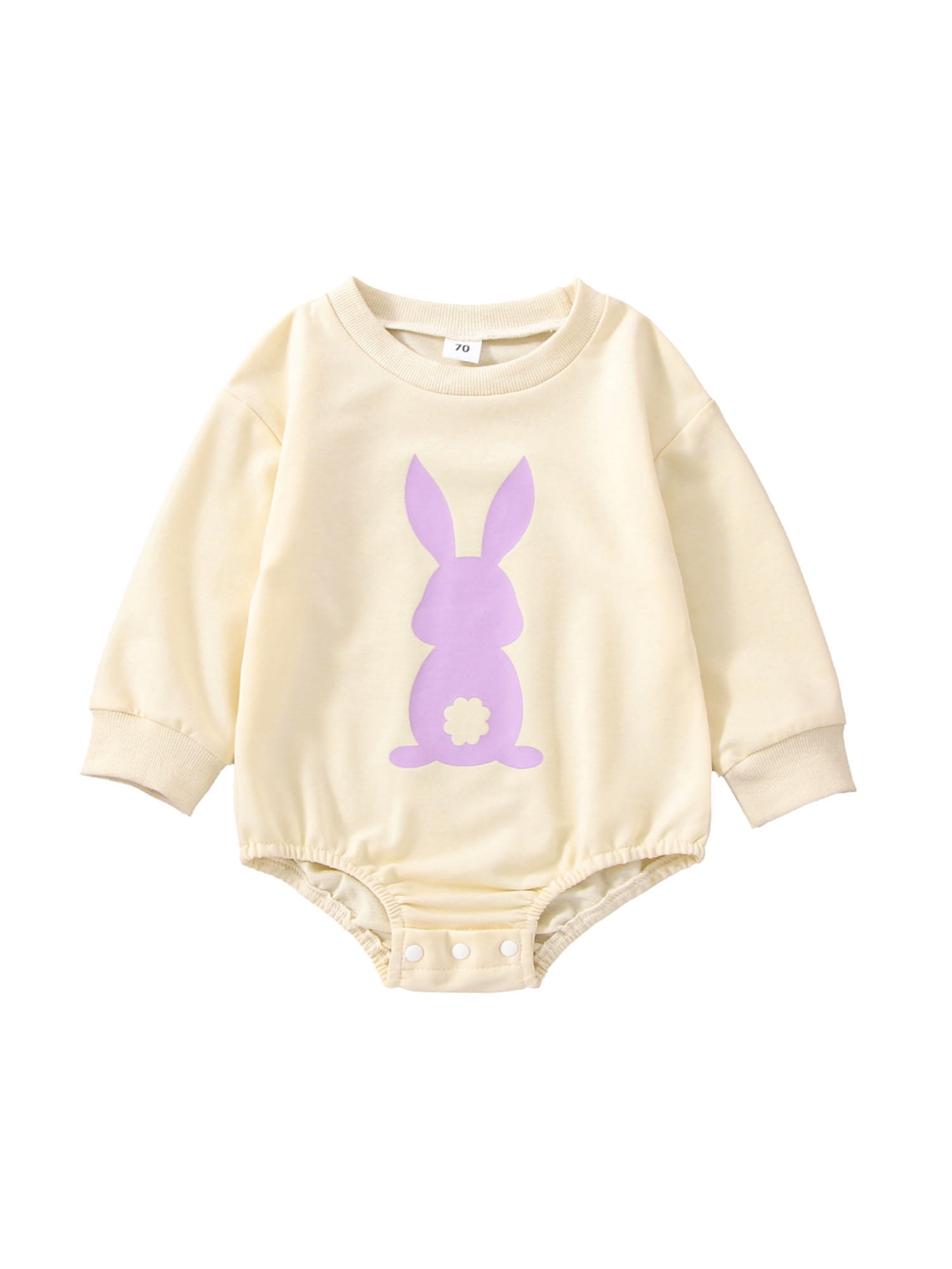Sunisery Newborn Baby Boy Girl Easter Outfits Long Sleeve Bunny Romper Cartoon Rabbit Short ...