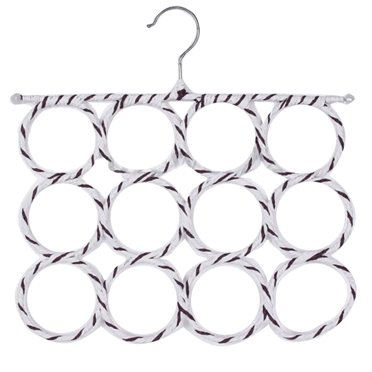 Willstar Space Saving 28 Ring Scarf & Tie Holder - Walmart.com