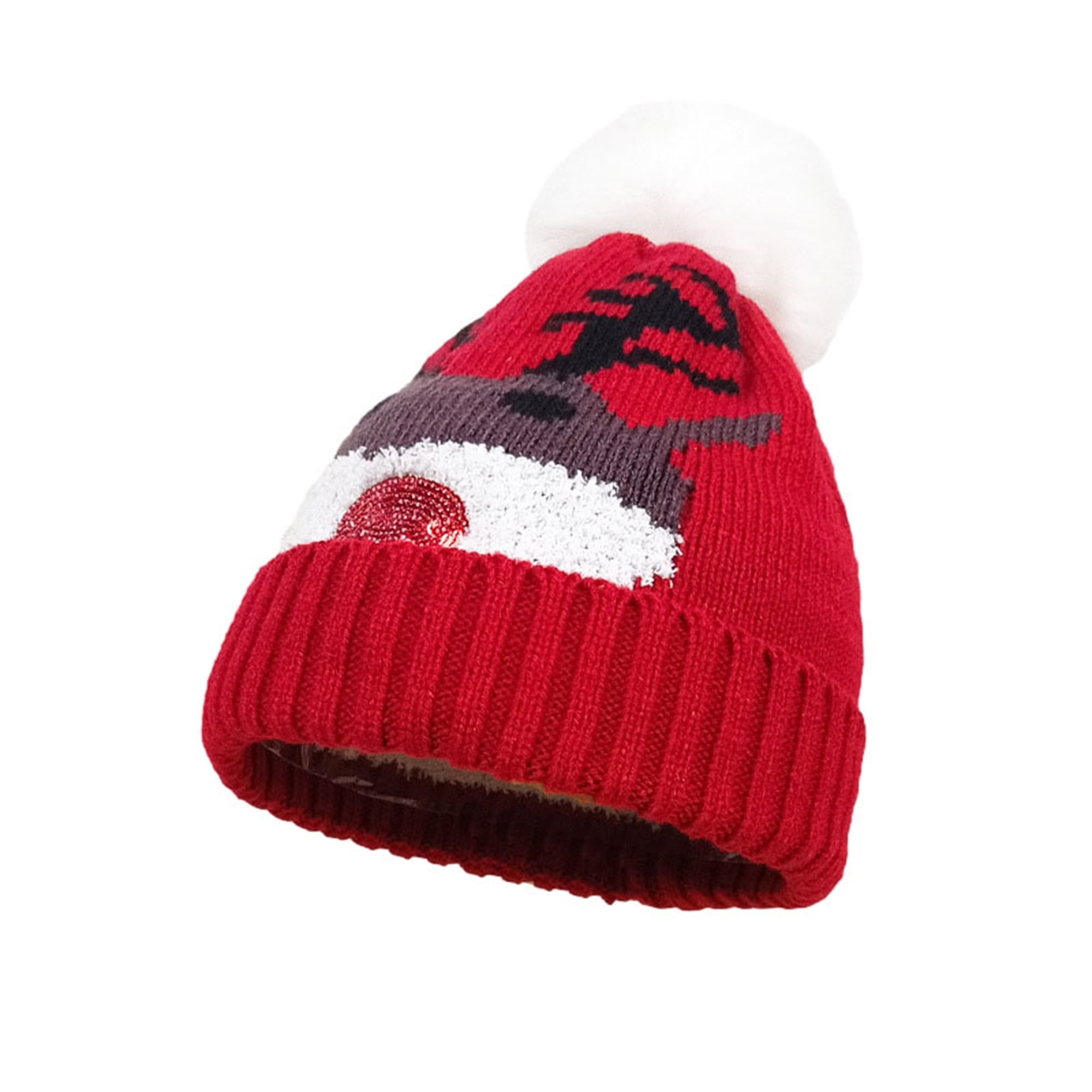 Sunisery Women Christmas Hat Winter Warm Woolen Hat Knit Santa / Elk ...
