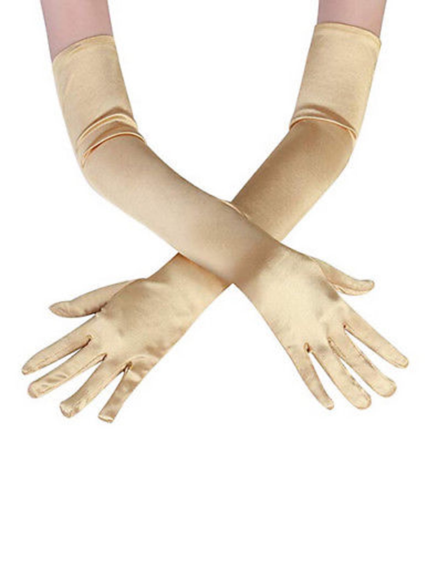 Sunisery Women Long Satin Opera Evening Party Prom Costume Gloves ...