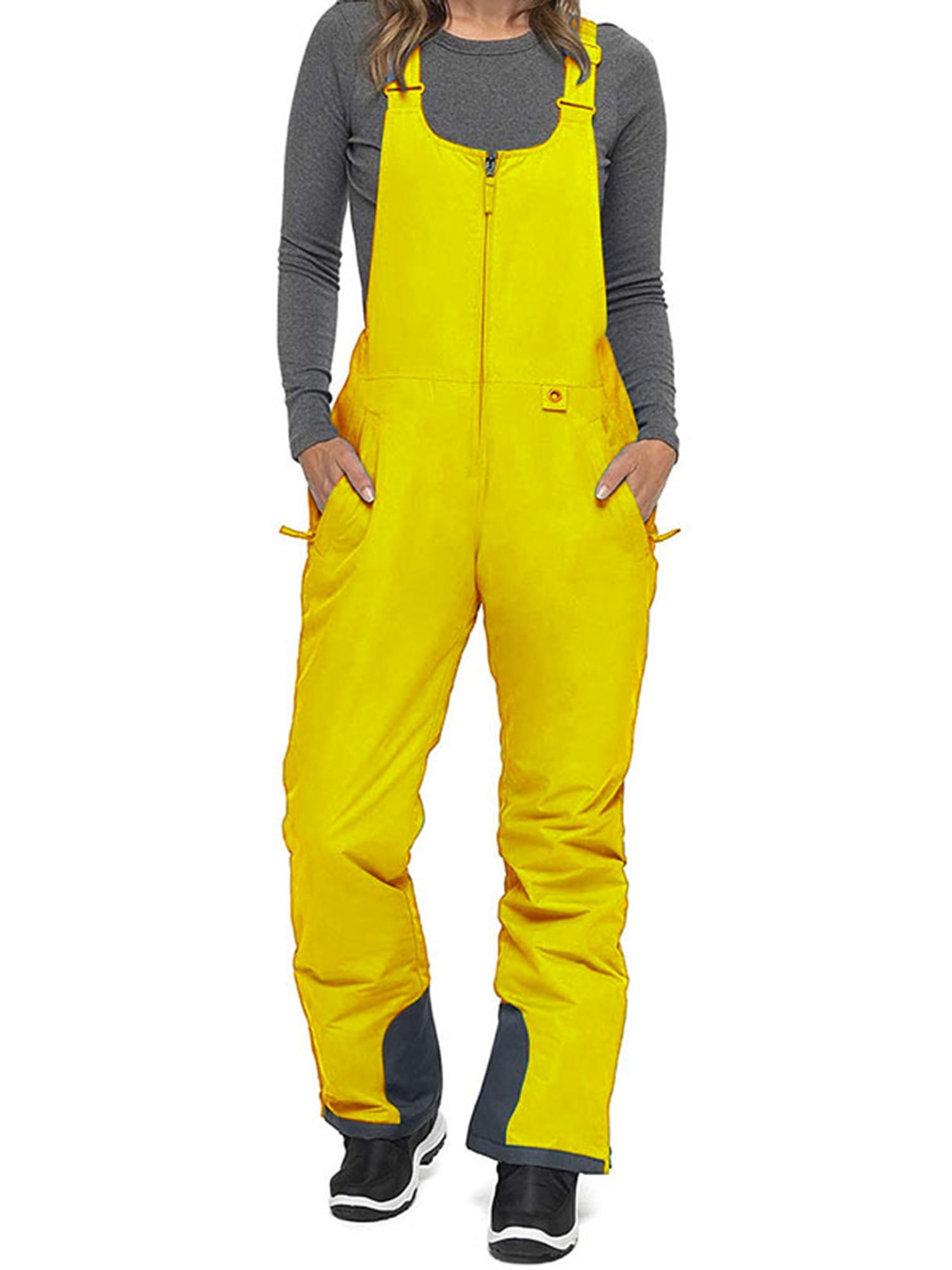 Sunisery Women's Snow Bibs Ski Waterproof Windproof Insulated Overalls ...