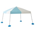Sunjoy 10' x 10' Floating Pool Canopy, Pop-Up Water Gazebo Tent with ...