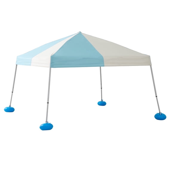Sunjoy 10' x 10' Floating Pool Canopy, Pop-Up Water Gazebo Tent with ...