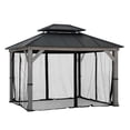 Sunjoy Replacement Mosquito Netting Panles,Waterproof 4-Panel Screen ...