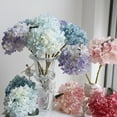 Sunjoy Tech 1 Branch Artificial Hydrangea Easy Care No Watering Faux ...