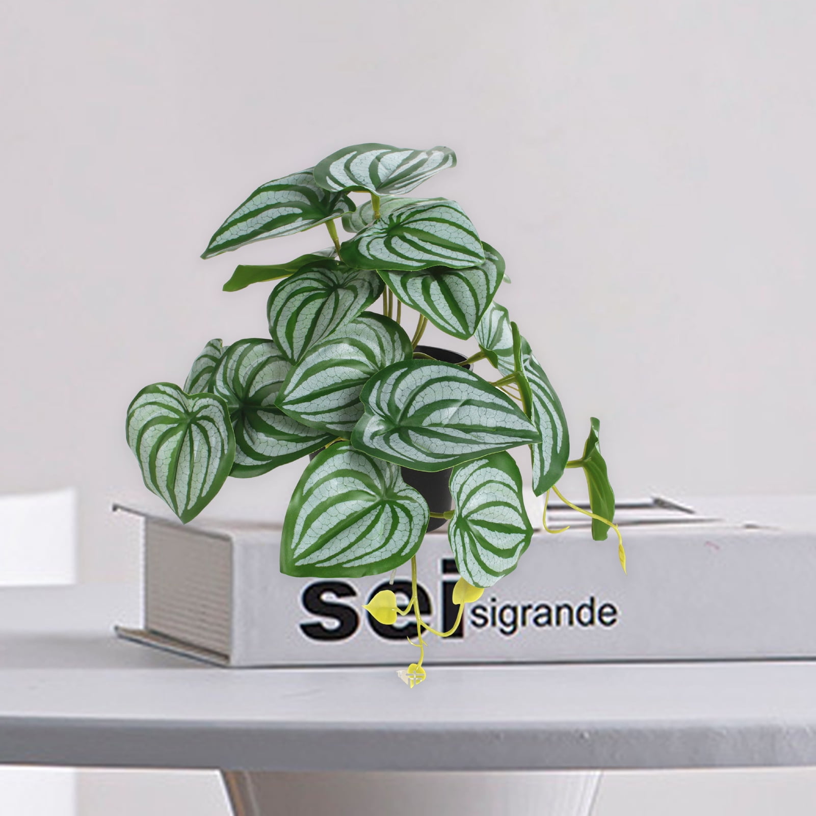 Sunjoy Tech 1 Branch Simulation Plant Realistic Looking Artificial Monstera Leaves Wedding ...