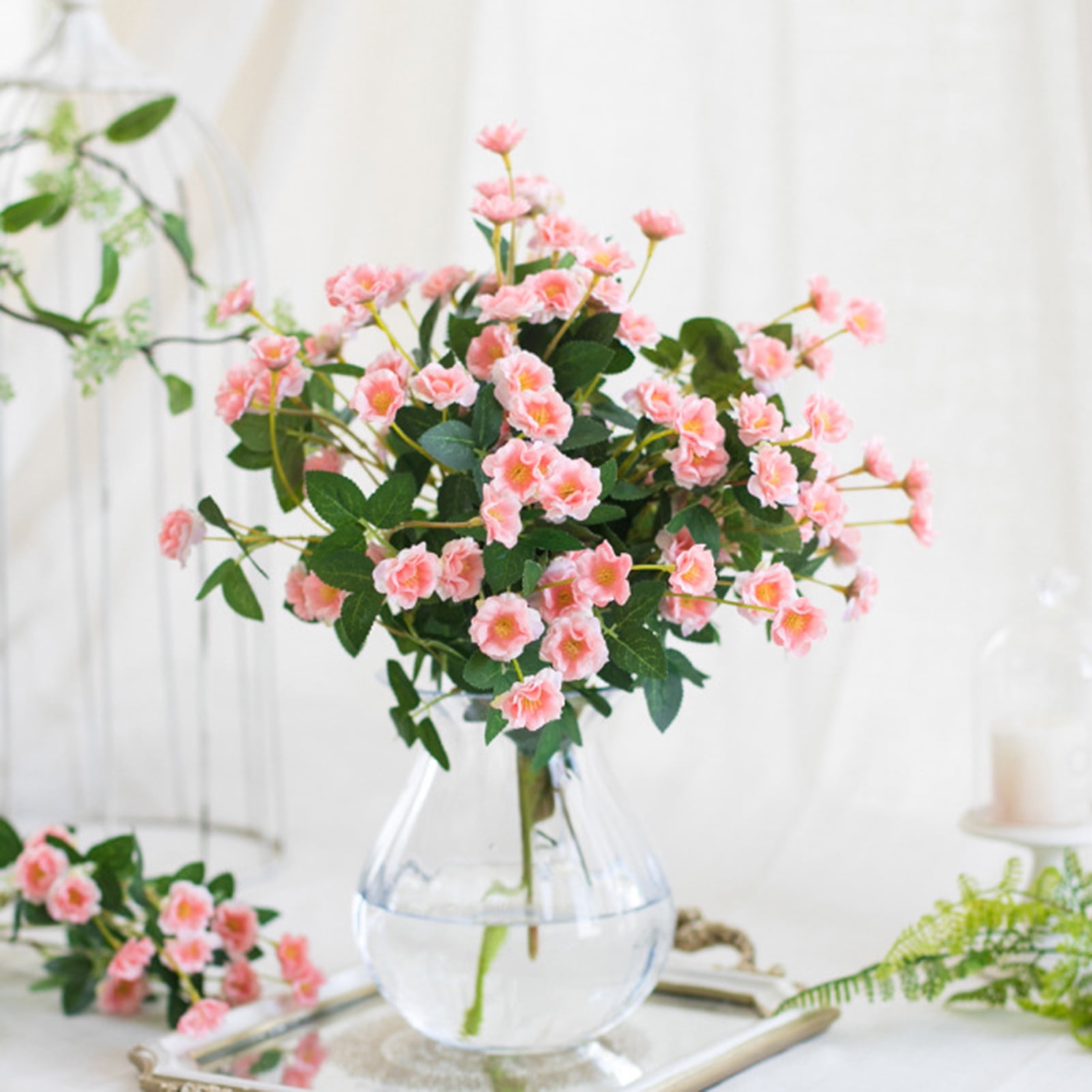 Sunjoy Tech 1 Bunch Artificial Flower Realistic Looking Easy Care Faux ...