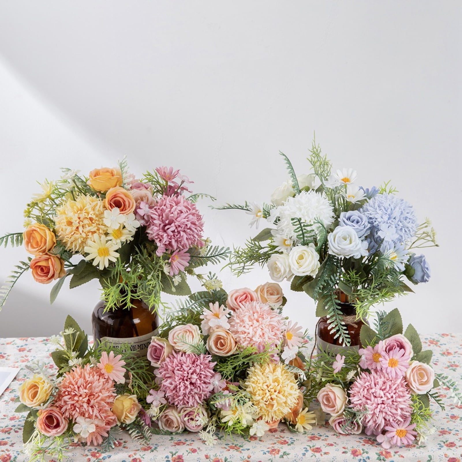 Sunjoy Tech 1 Bunch Artificial Flower Realistic Looking No Watering ...