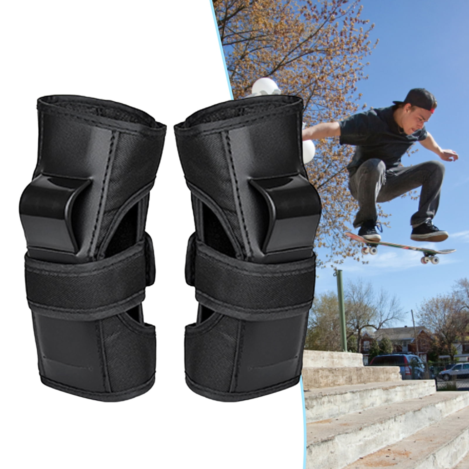 Sunjoy Tech 1 Pair Wrist Guards Support Palm Pads Protector Impact ...