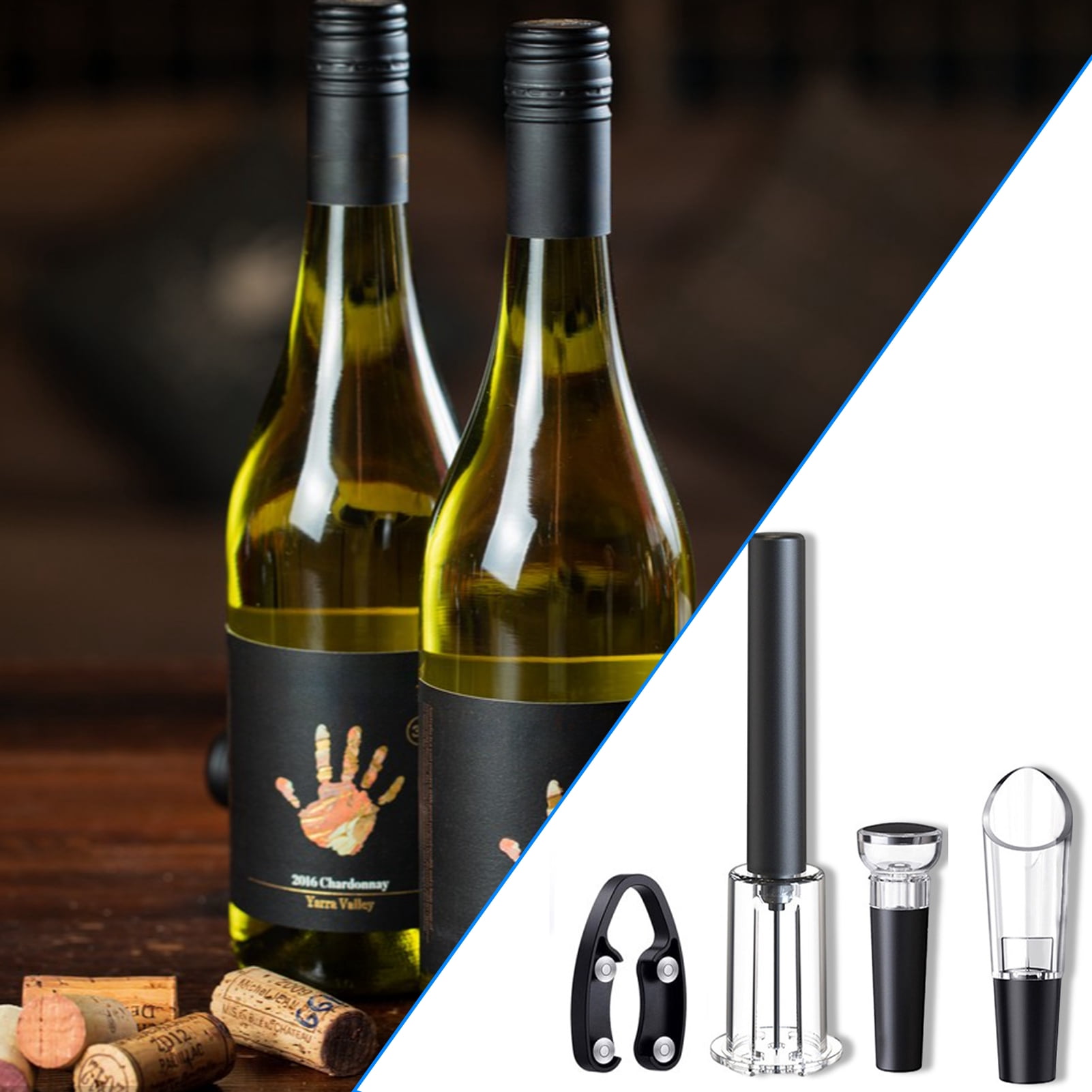 Sunjoy Tech 1 Set Bottle Opener Air Pressure Wine Opener Pneumatic ...